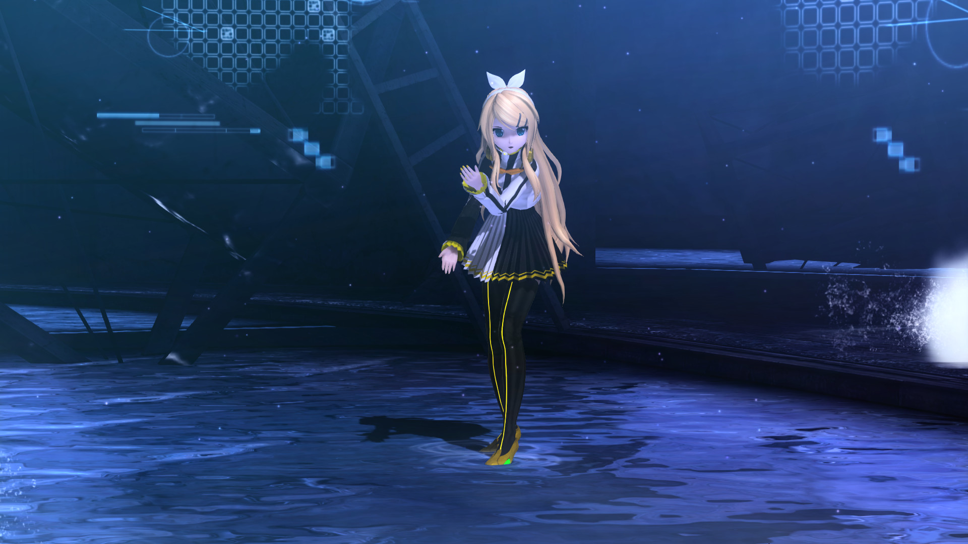 Kagamine Rin Mmd Model Position Model Parts In PMDE Using A