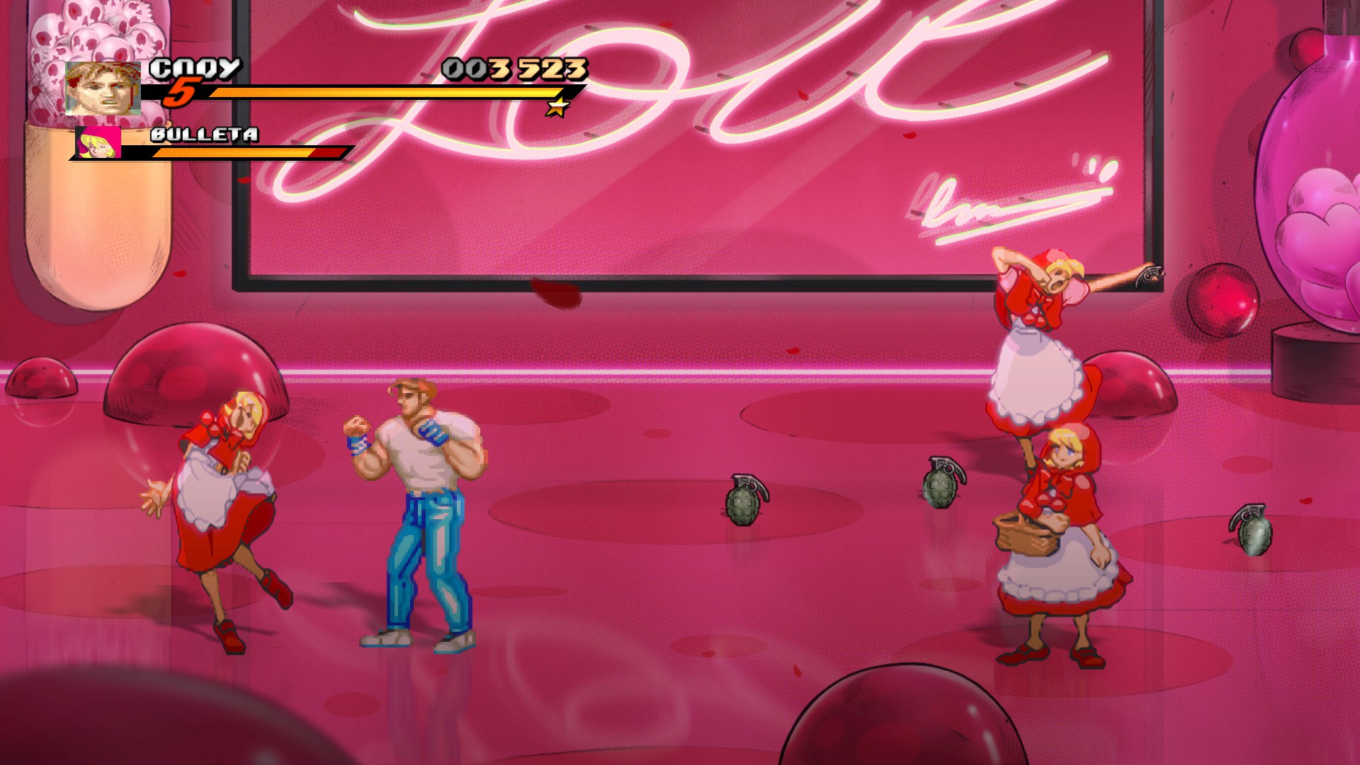 Bulleta over Victoria (Margaret) Mod for Streets of Rage 4 | SOR4 Mods