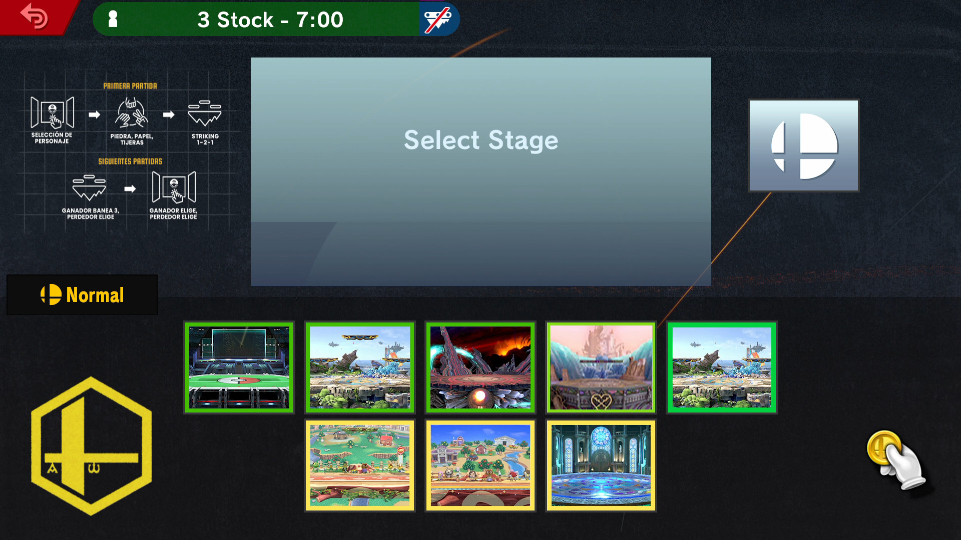 Smash Asturias Stage Selection Screen 2023 [Super Smash Bros. Ultimate ...