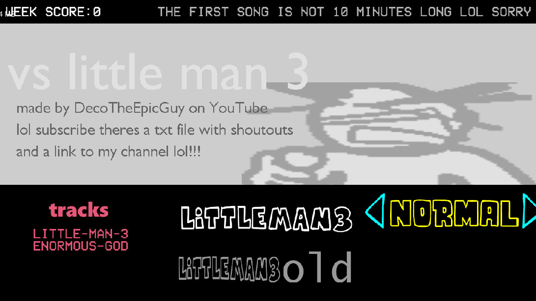 Friday Night Funkin VS Little Man 3 VERSION 2! Mod for Friday Night ...