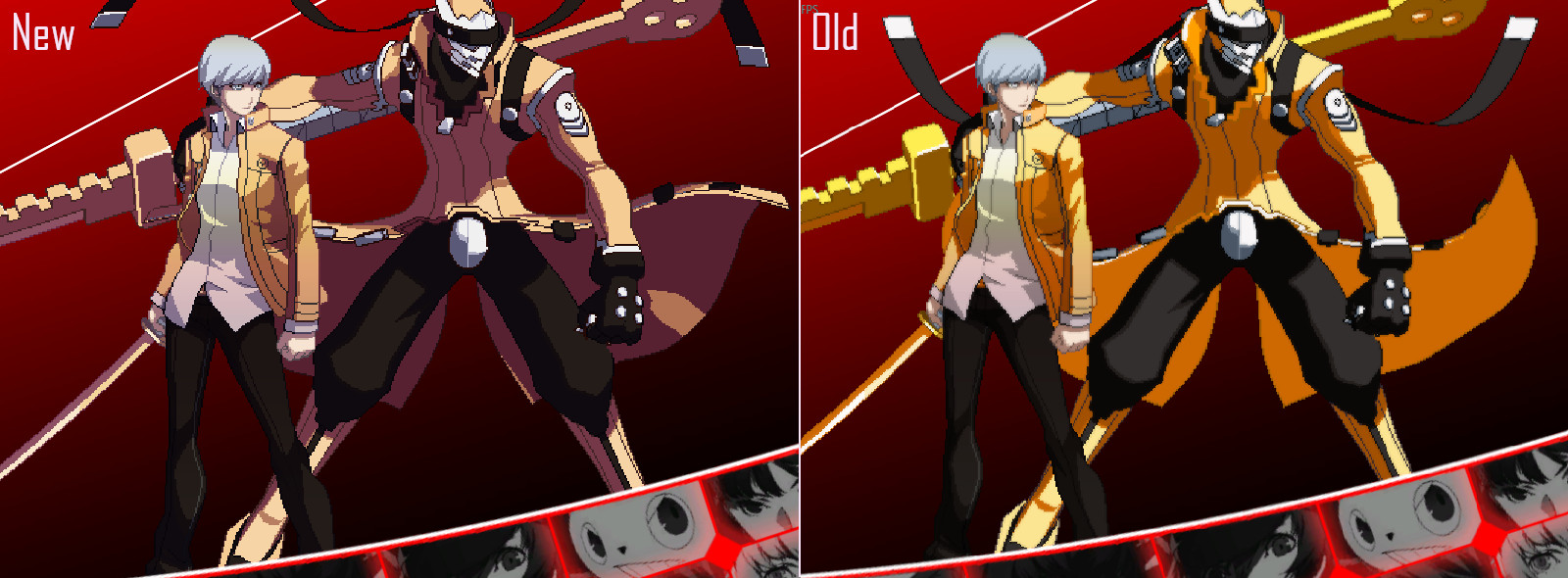 Golden Recolor Pack (Color 31) Mod for Persona 4 Arena Ultimax | P4AU Mods