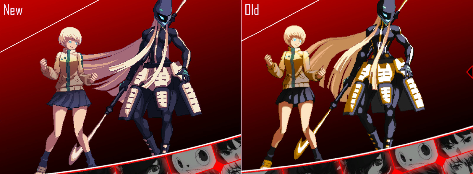 Golden Recolor Pack (Color 31) Mod for Persona 4 Arena Ultimax | P4AU Mods