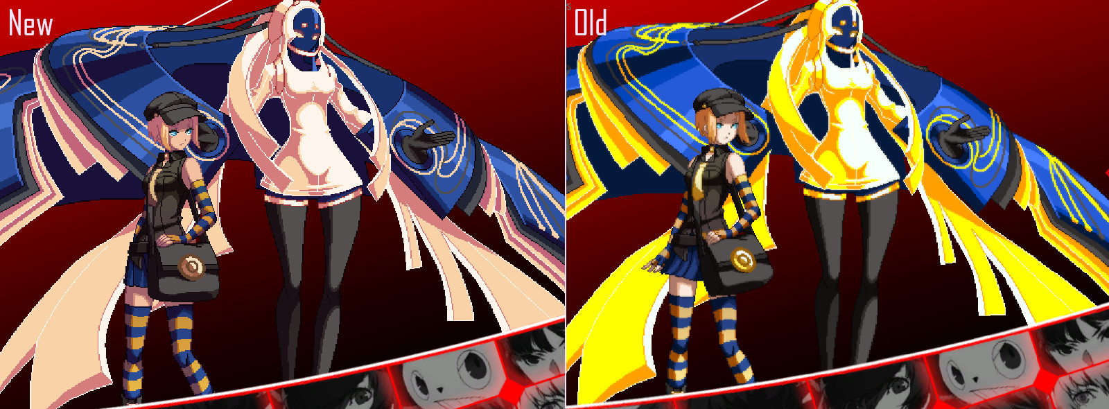 Golden Recolor Pack (Color 31) Mod for Persona 4 Arena Ultimax | P4AU Mods
