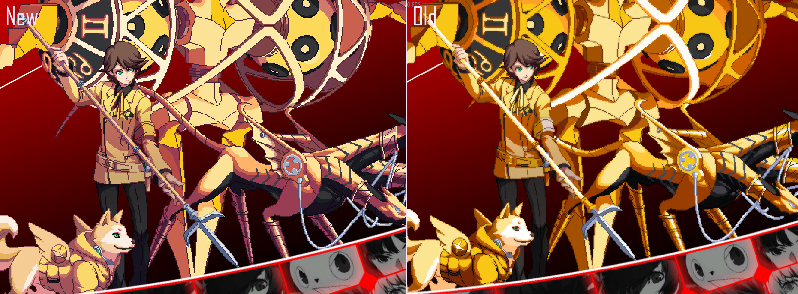 Golden Recolor Pack (Color 31) Mod for Persona 4 Arena Ultimax | P4AU Mods
