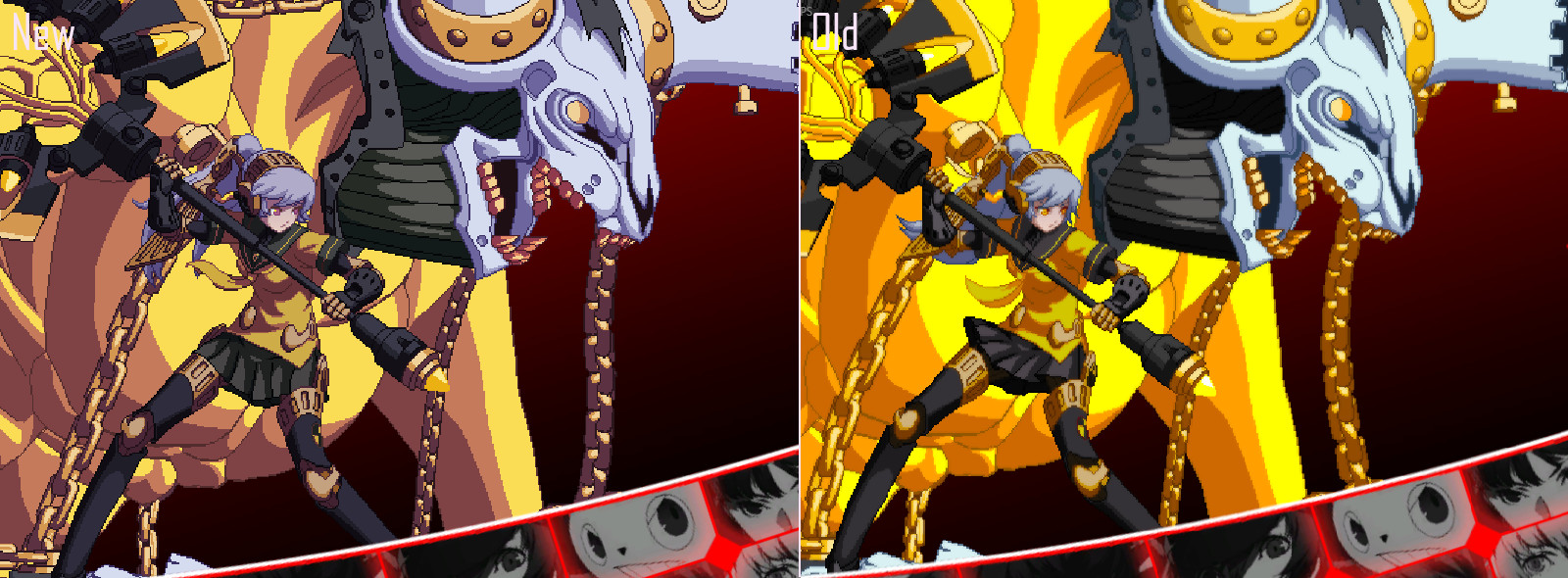 Golden Recolor Pack (Color 31) Mod for Persona 4 Arena Ultimax | P4AU Mods