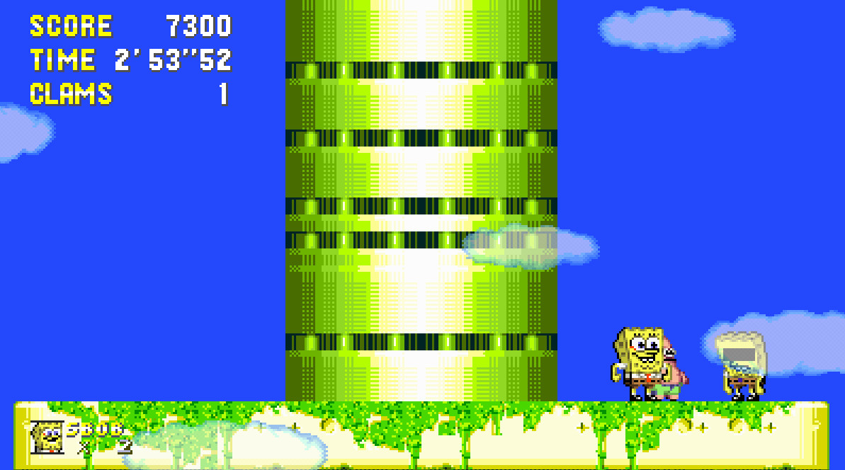 Robo SpongeBob (SpongeBob CD) over Mecha Sonic Mod for Sonic 3 A.I.R ...