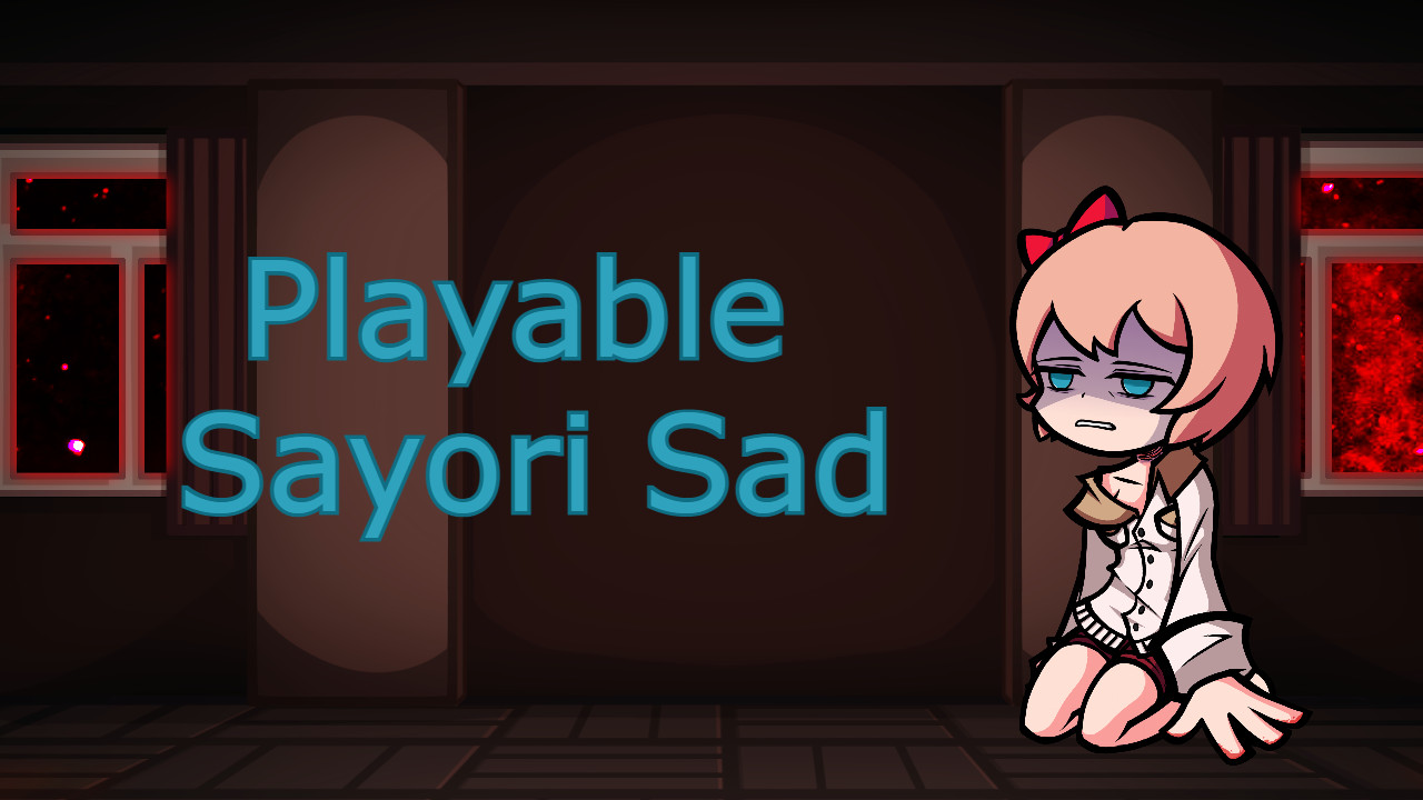 Playable Sayori Sad Mod for Friday Night Funkin' | FNF Mods