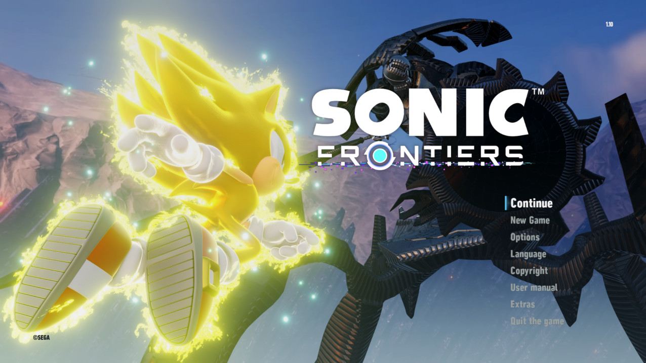 Titan Renders for Title Screen Mod for Sonic Frontiers | Frontiers Mods