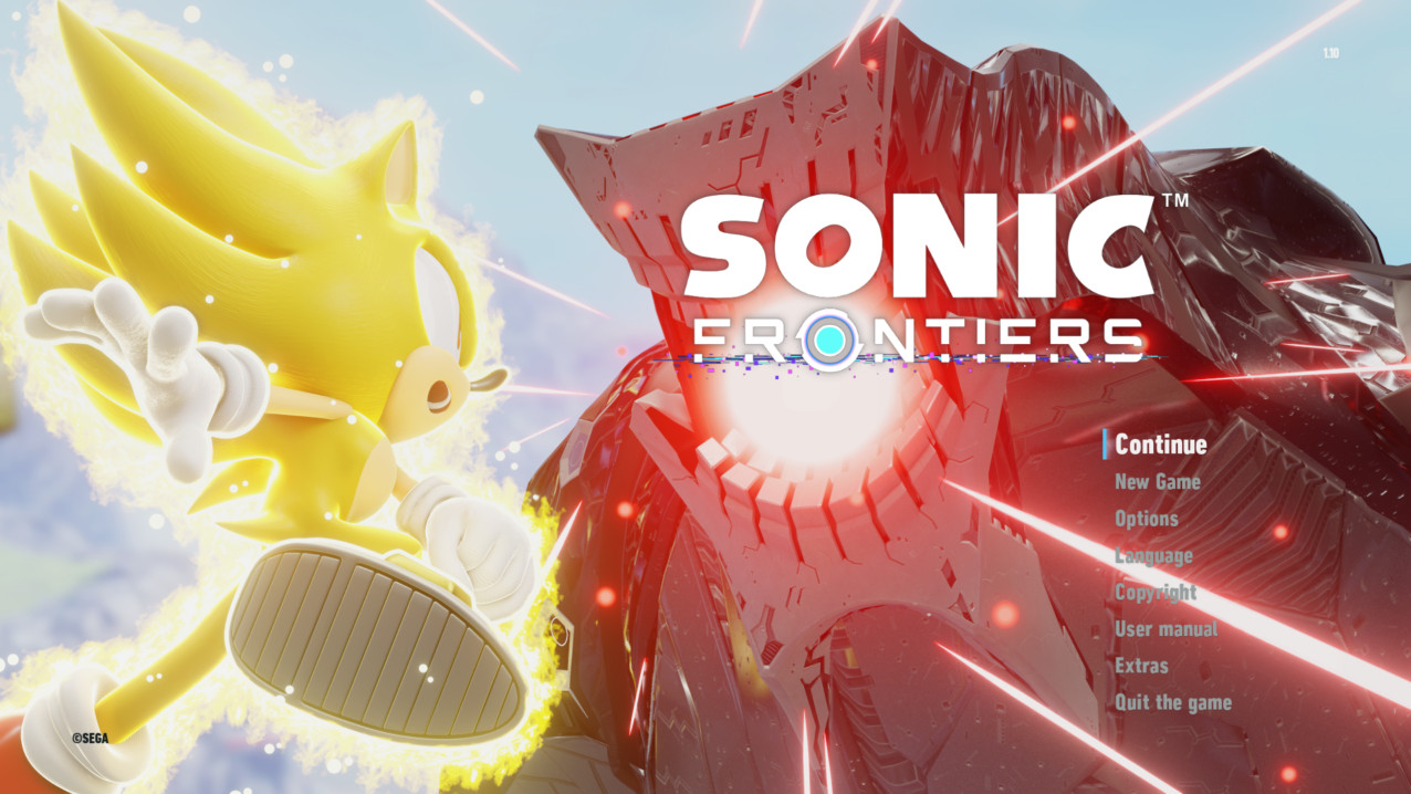 Titan Renders for Title Screen Mod for Sonic Frontiers | Frontiers Mods