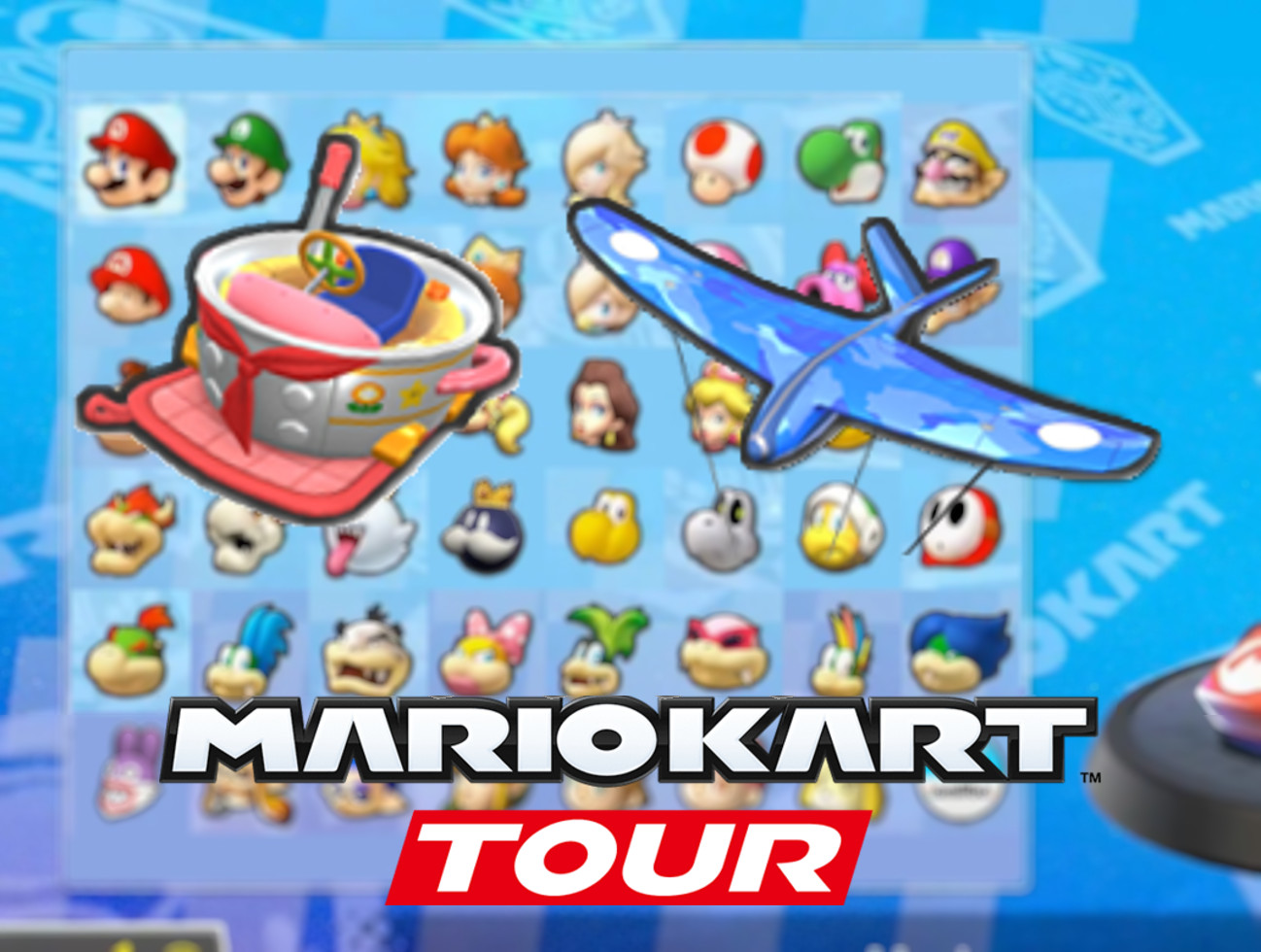 Hot Pot Hot Rod and Stealth Glider (Tour Port) [Mario Kart 8 Deluxe] [Mods]