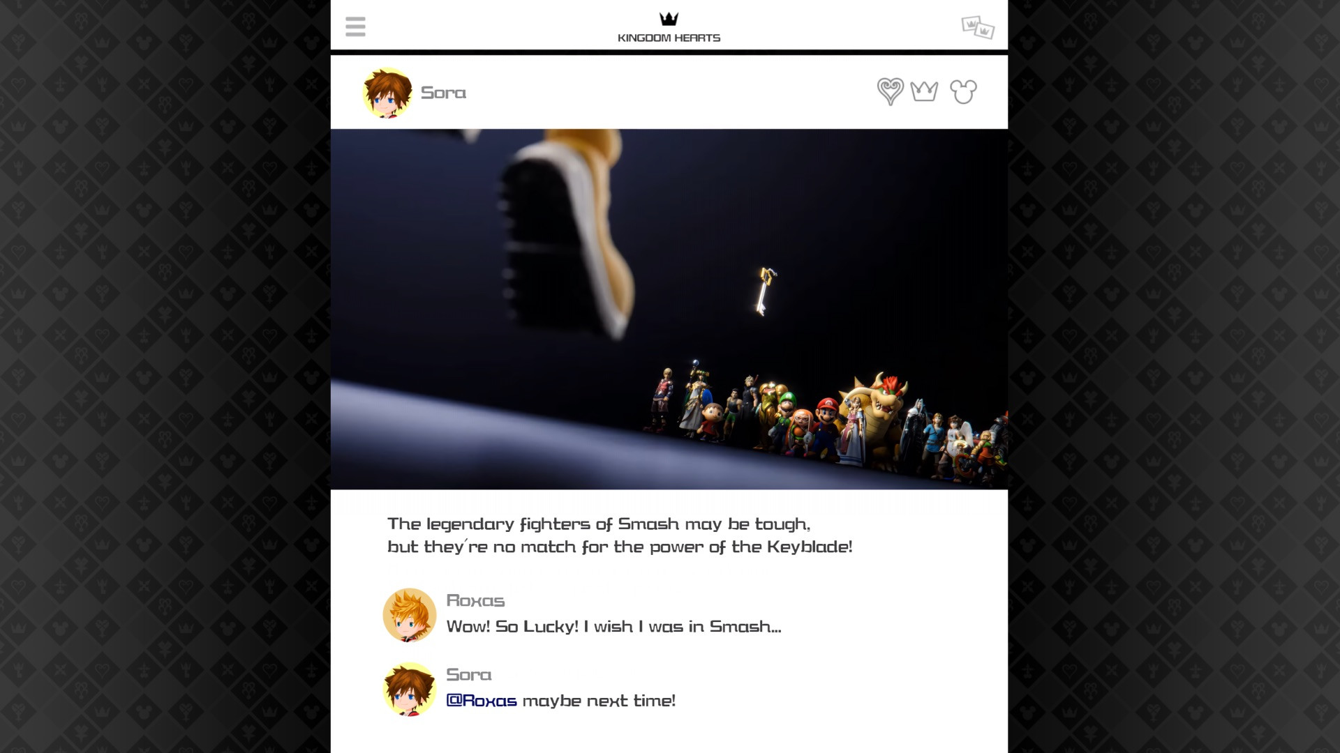 Kingstagram Loading Screen [KINGDOM HEARTS III] Mod for Super Smash ...