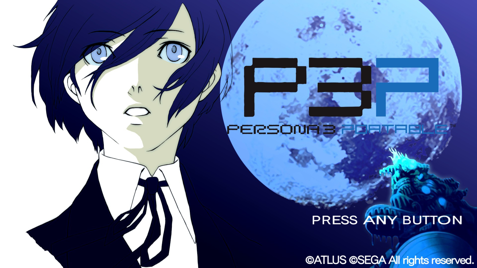 Improved Title Screen Logo Mod for Persona 3 Portable (PC) | P3P PC Mods