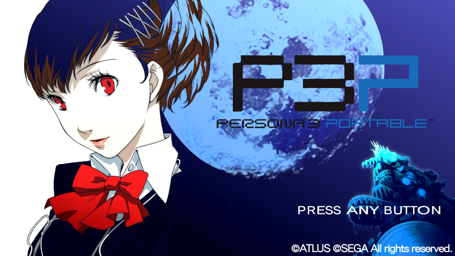 Improved Title Screen Logo Mod for Persona 3 Portable (PC) | P3P PC Mods