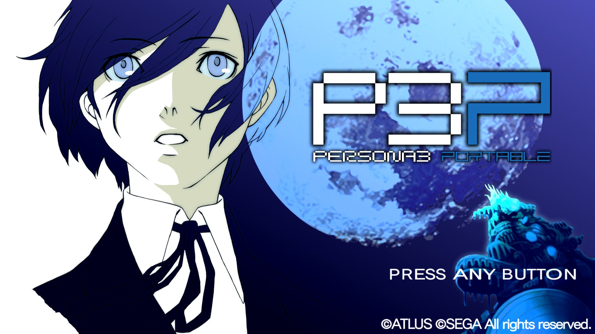 Improved Title Screen Logo Mod for Persona 3 Portable (PC) | P3P PC Mods