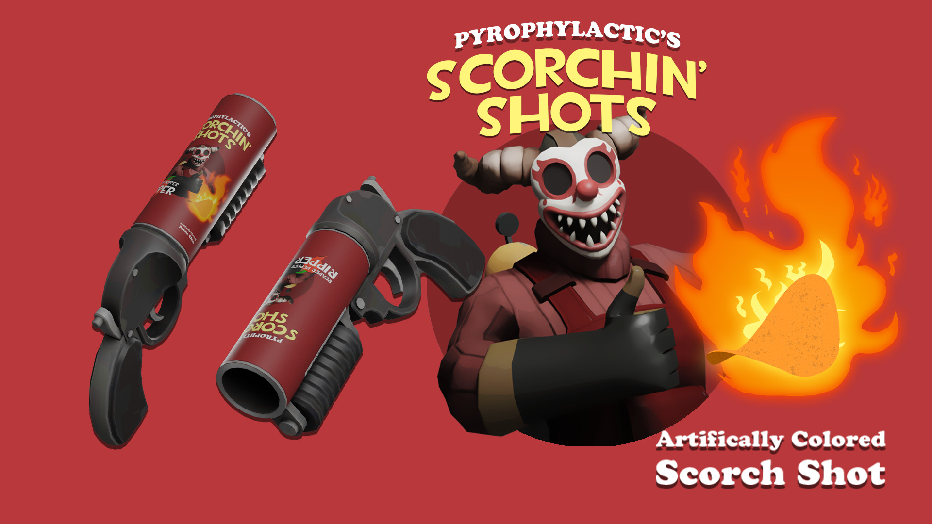 Scorchin' Shot Chips (Scorch Shot reskin) [Team Fortress 2] [Mods]