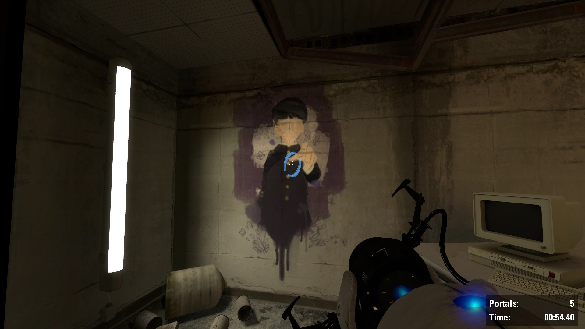 Mob Psycho 100 Murals [Portal 2] [Mods]