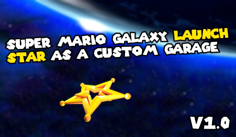 Super Mario Galaxy Launch Star [Mario Kart 7] [Mods]