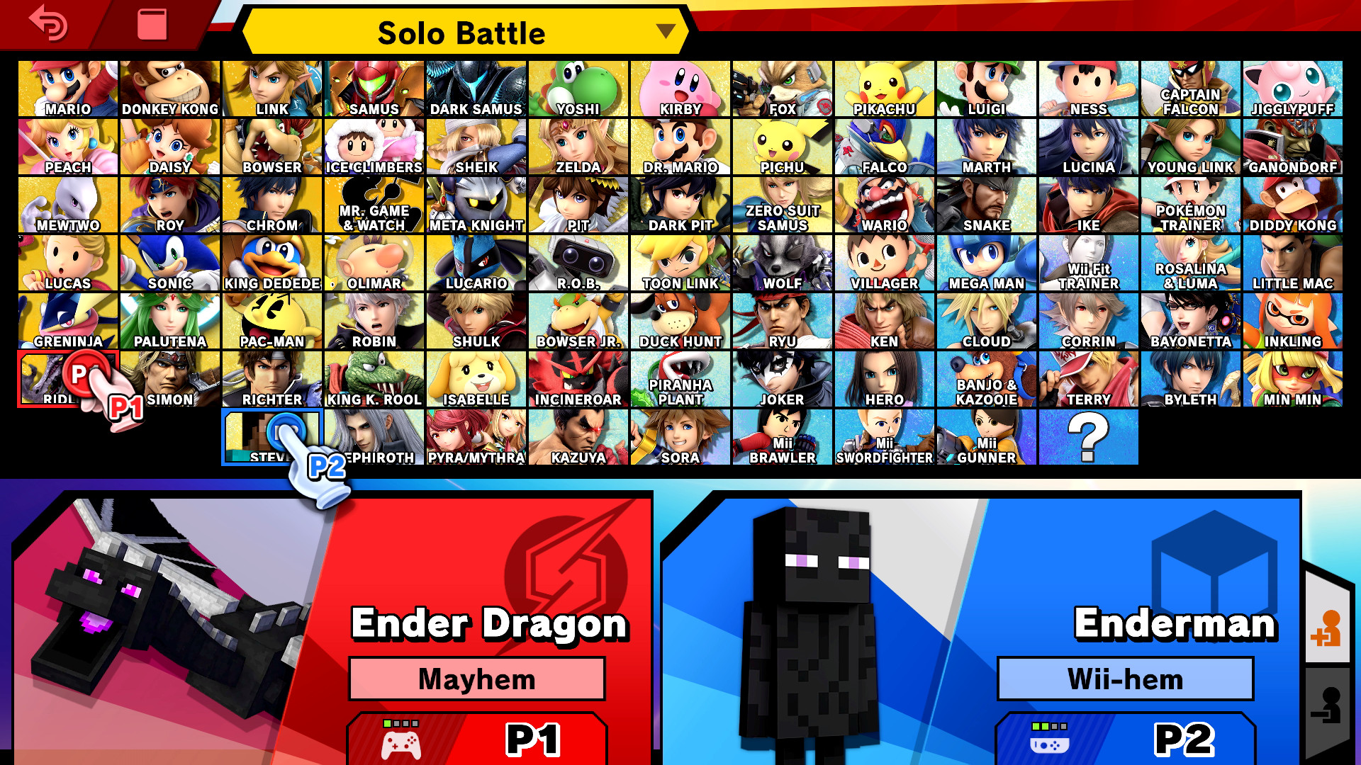 Ender Dragon Ridley Mod for Super Smash Bros. Ultimate | SSBU Mods