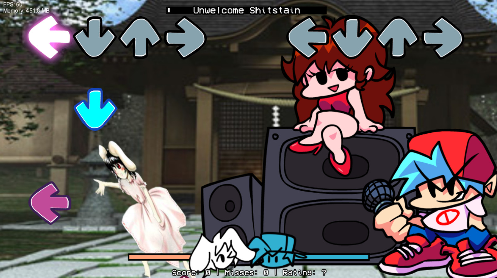 FNF: A Very Serious Touhou Mod [Friday Night Funkin'] [Mods]