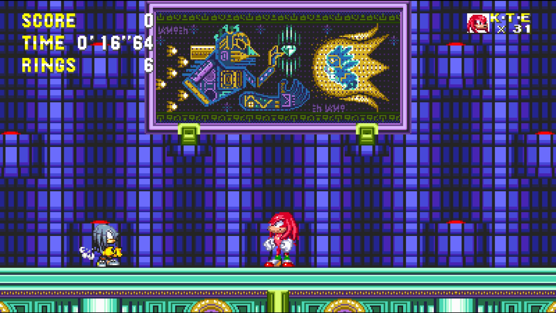 Mecha knuckles from sonic advance over metal knuck [Sonic 3 A.I.R.] [Mods]