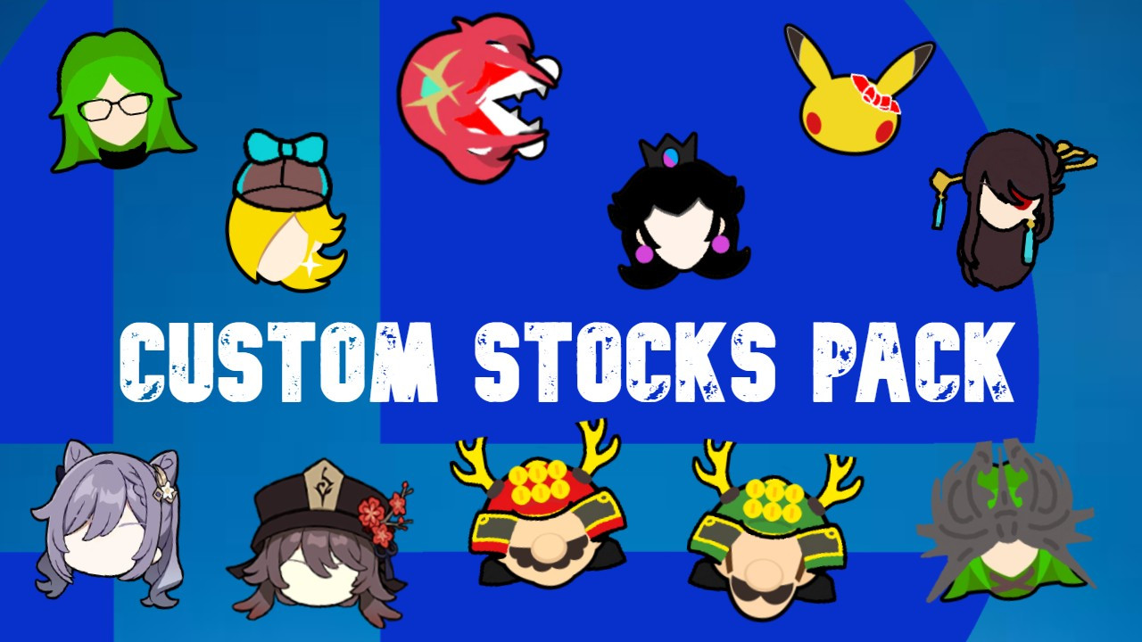 Custom Stocks For Existing Mods Pack [Super Smash Bros. Ultimate] [Mods]