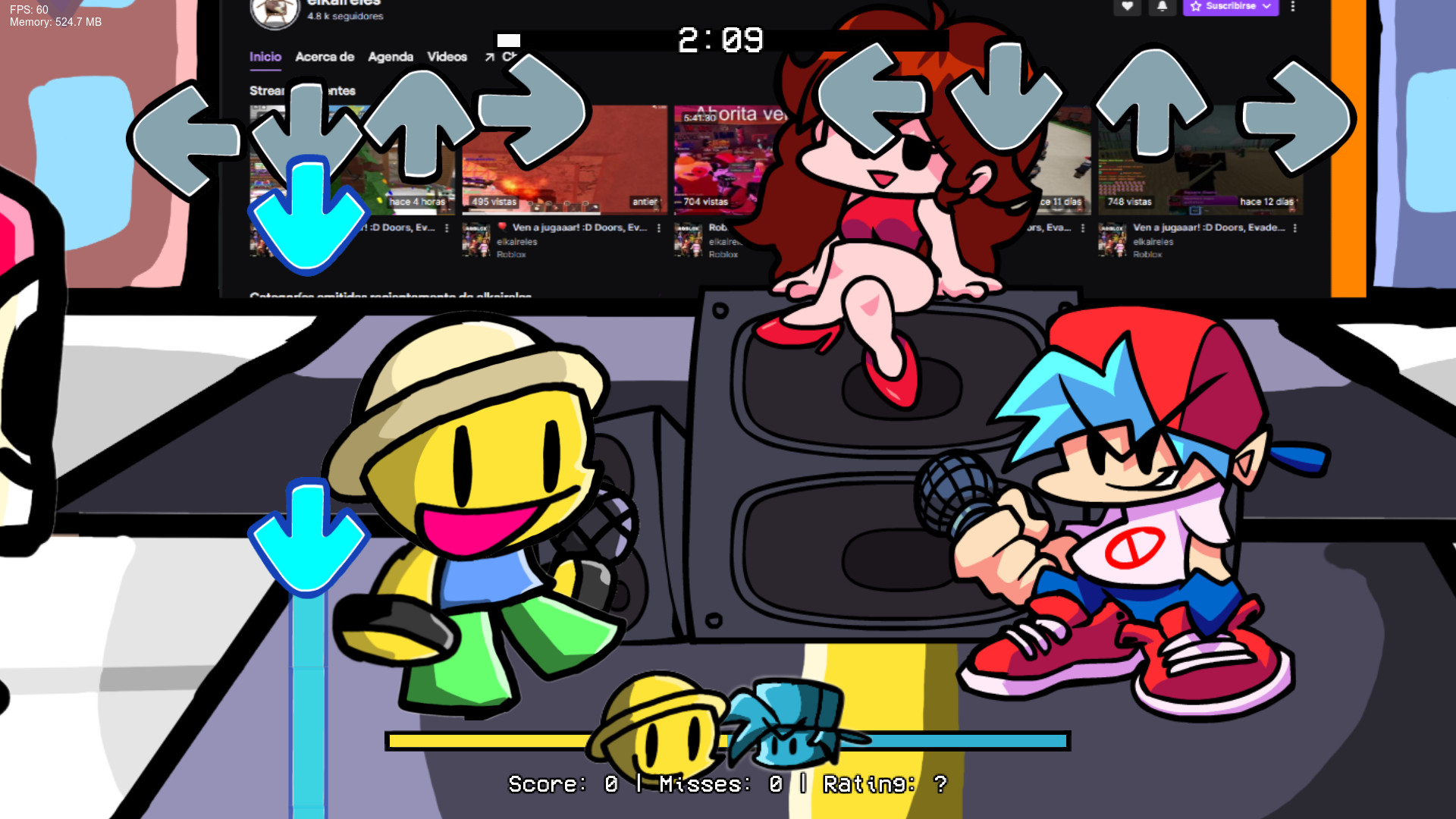 Friday Night Funkin Kaireles Visual&Gallery Update [Friday Night Funkin ...