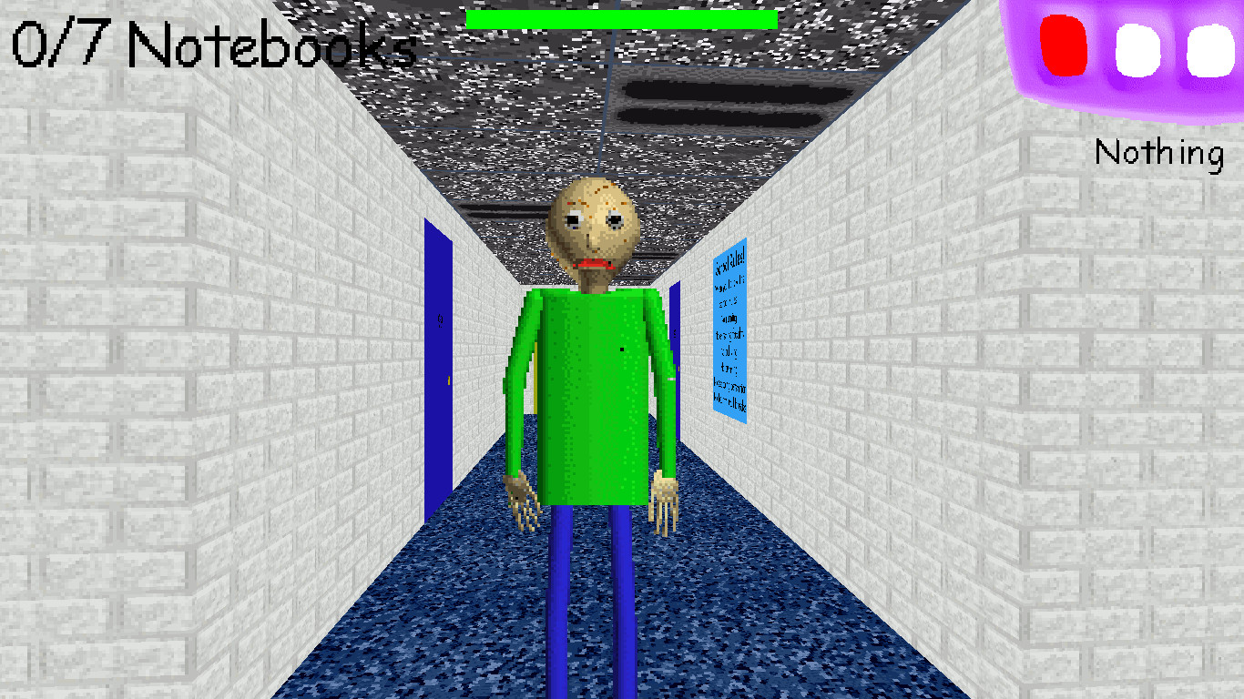 Baldi is stuck in Oklahoma (Joke mod) Mod for Baldi's Basics | Baldi Mods