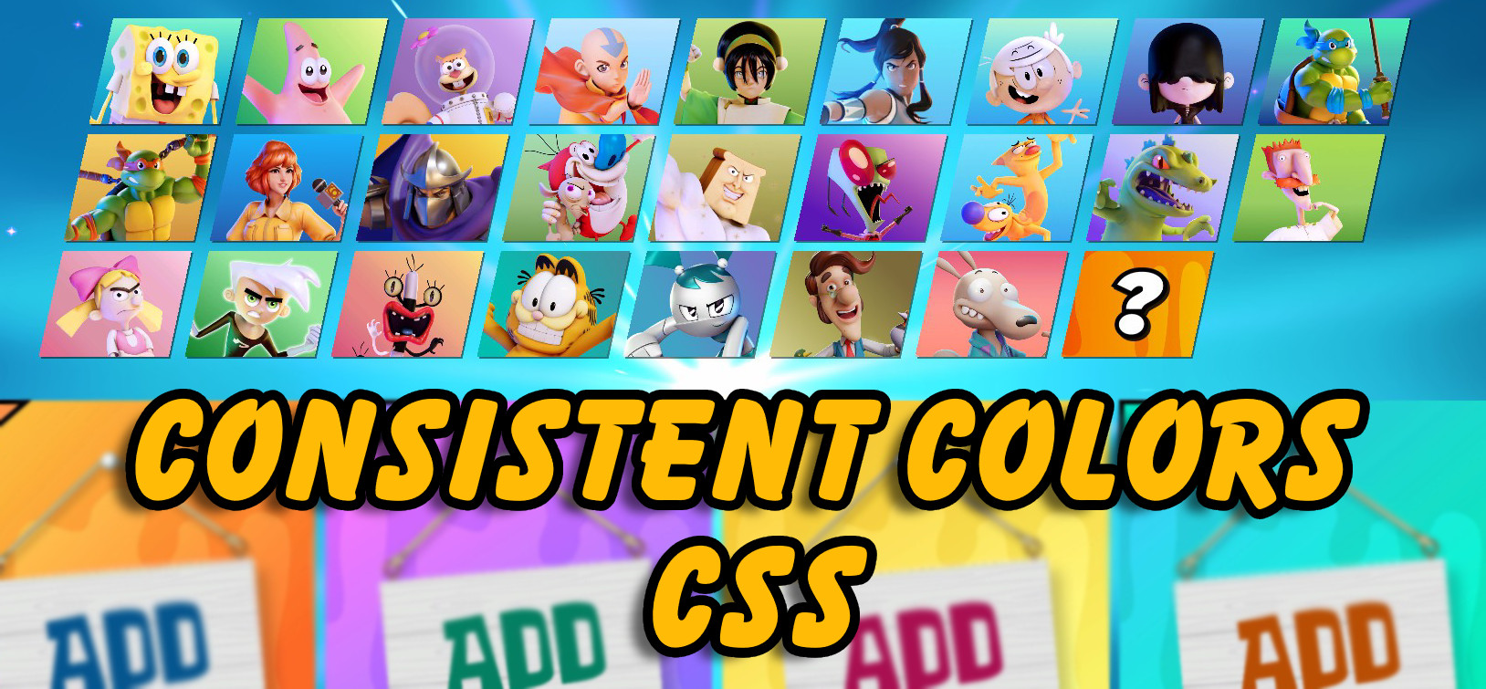 Consistent Colors CSS [Nickelodeon All-Star Brawl] [Mods]