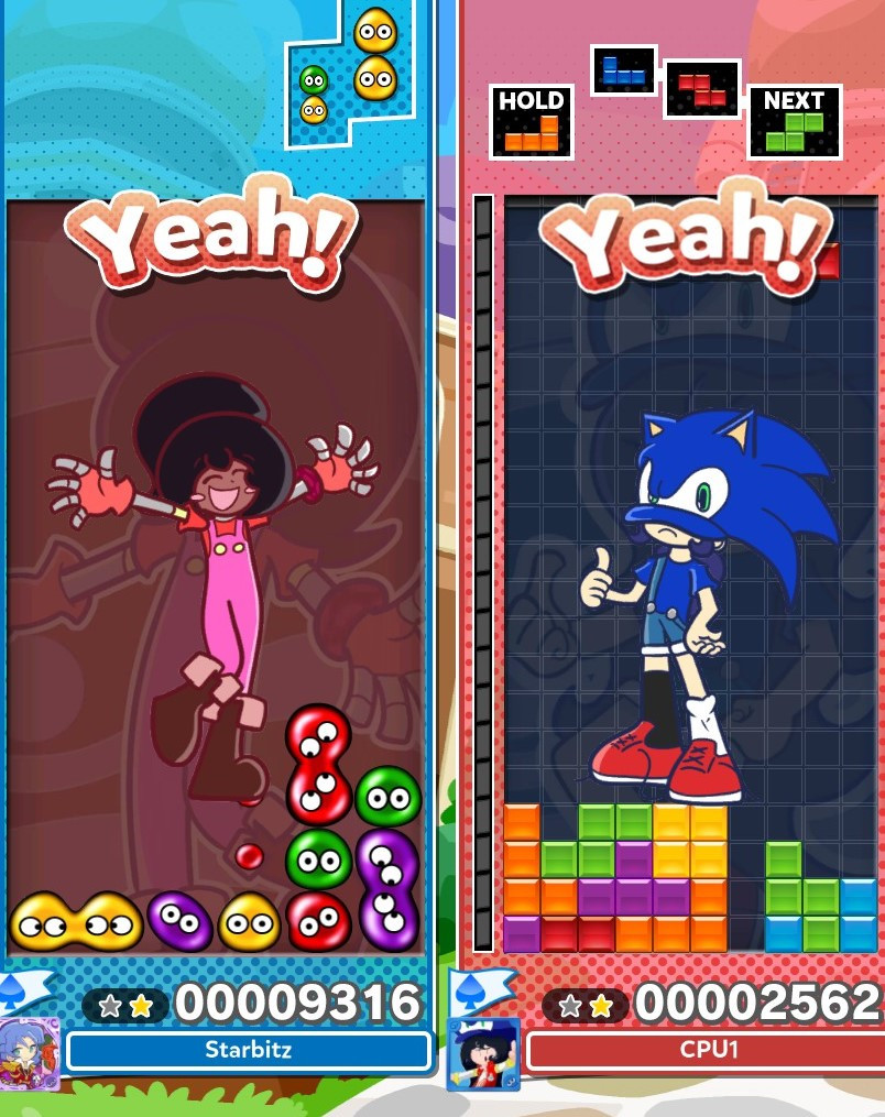 Twin Terror Pack - Saph & Sutazu Mod for Puyo Puyo Tetris 2 | PPT2 Mods