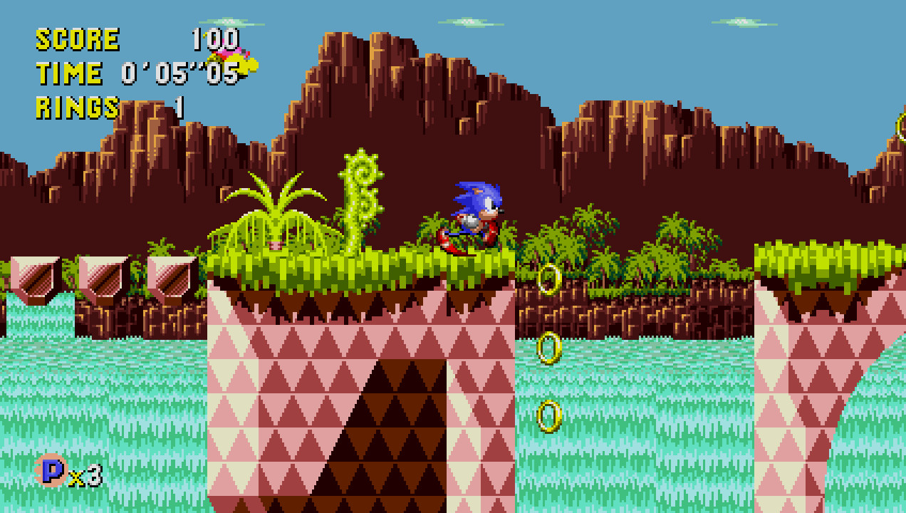 0.02 Palmtree Panic Past Palette Mod for Sonic CD (2011) | SCD Mods