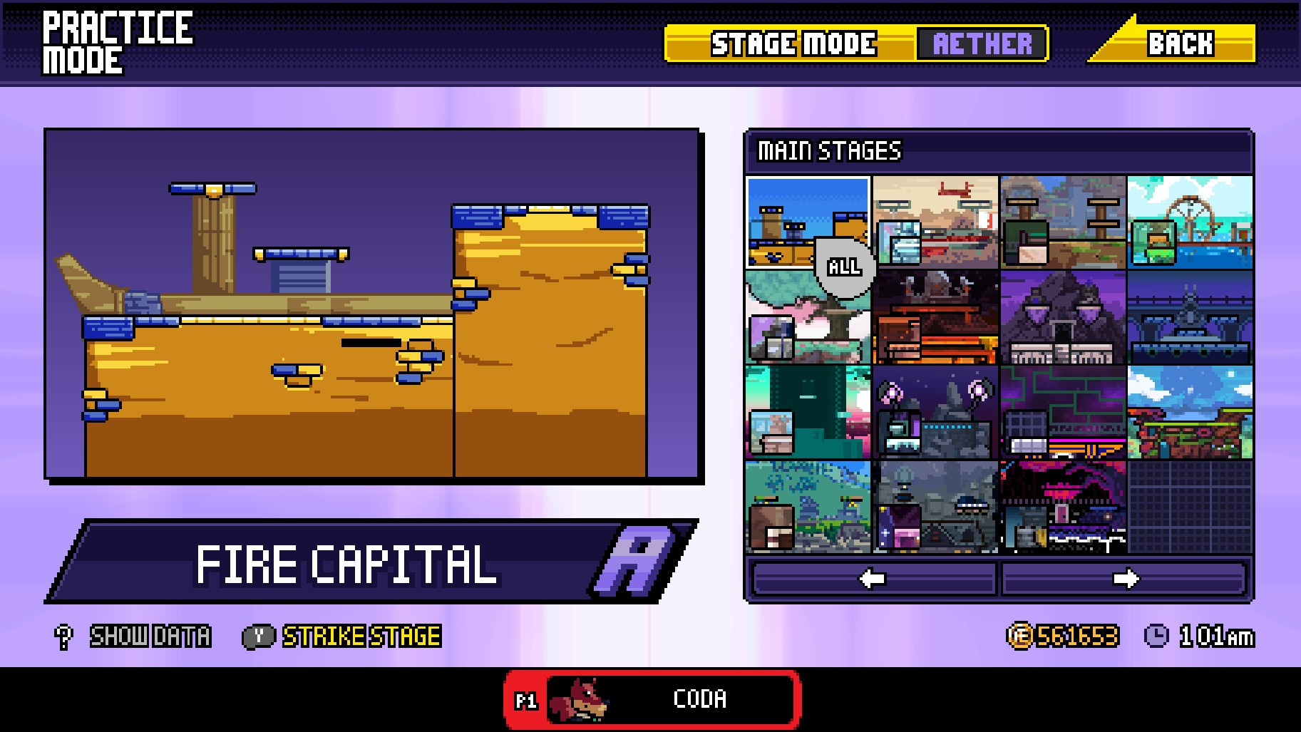 Six-String Sands Fire Capital [Rivals of Aether] [Mods]