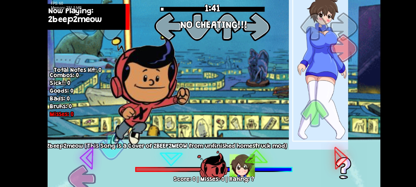 Funkin' at The Secret Museum Mod for Friday Night Funkin' | FNF Mods