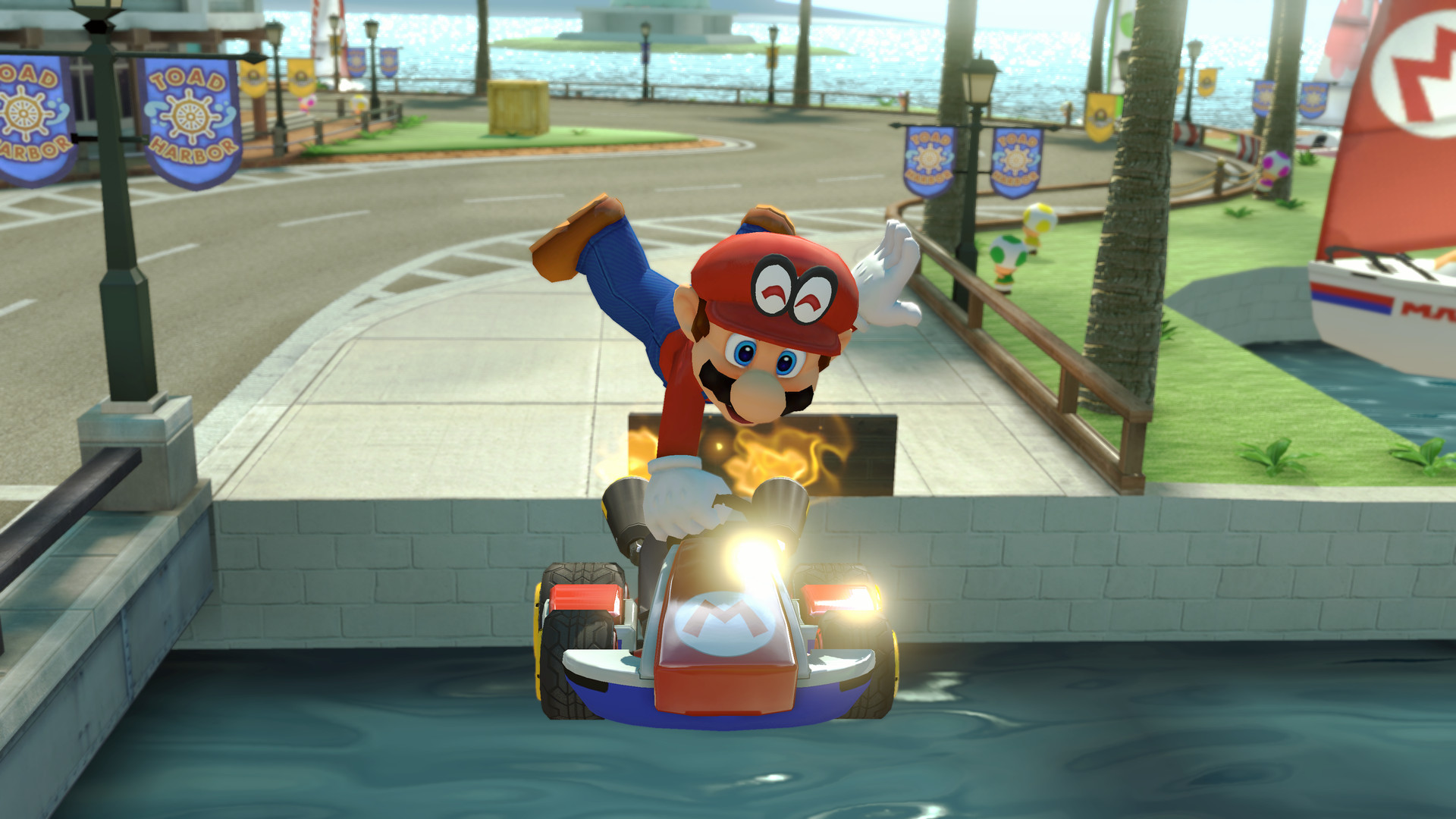 Mario and Cappy Mod for Mario Kart 8 Deluxe | MK8D Mods