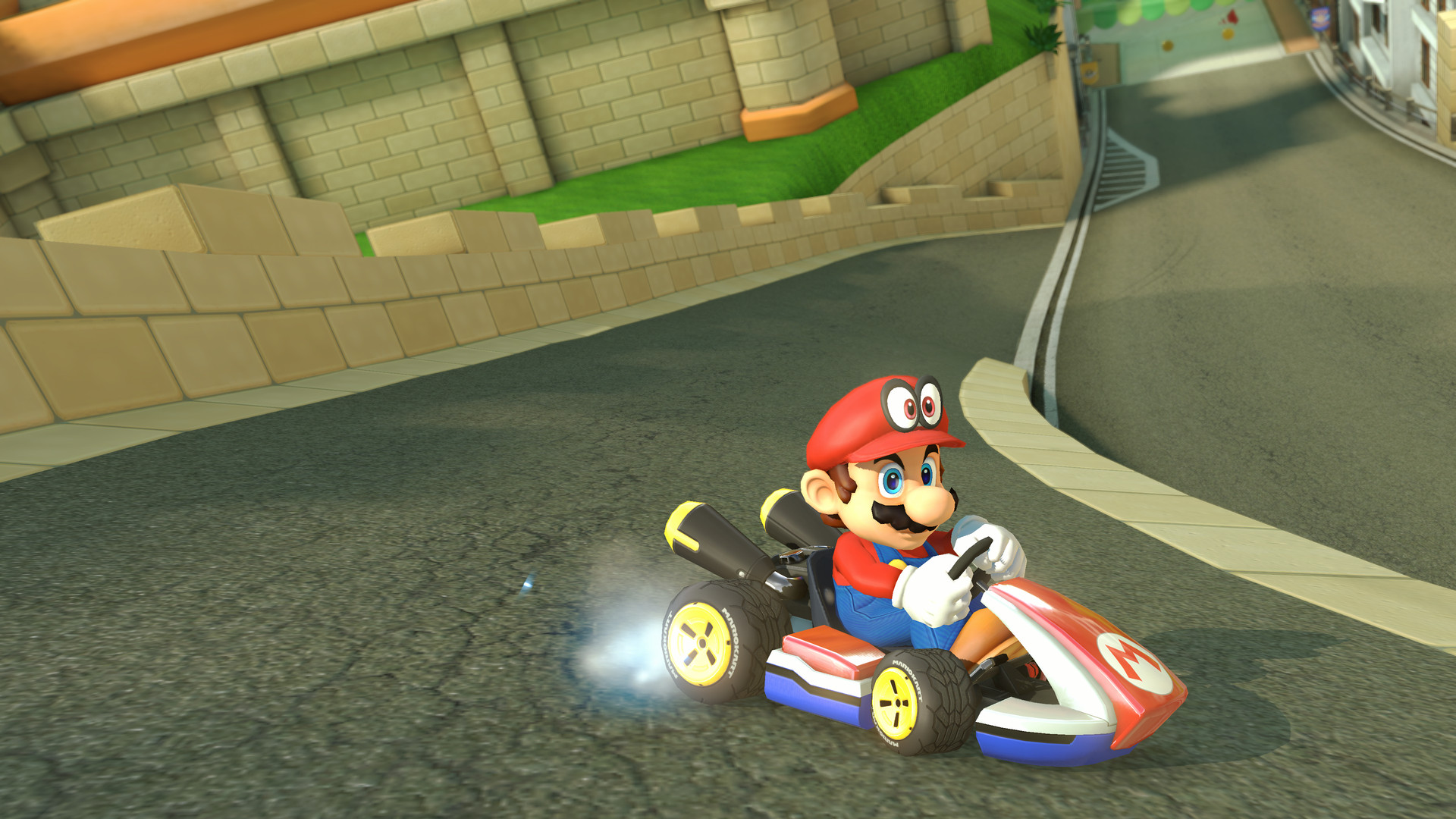 Mario and Cappy Mod for Mario Kart 8 Deluxe | MK8D Mods