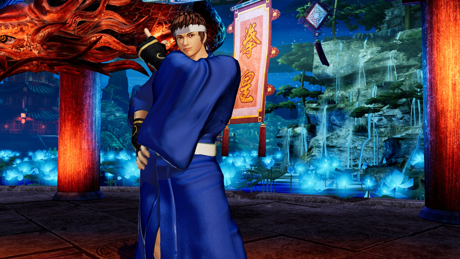 Manga Shingo + Blue Flames Mod for The King of Fighters XV | KoFXV Mods