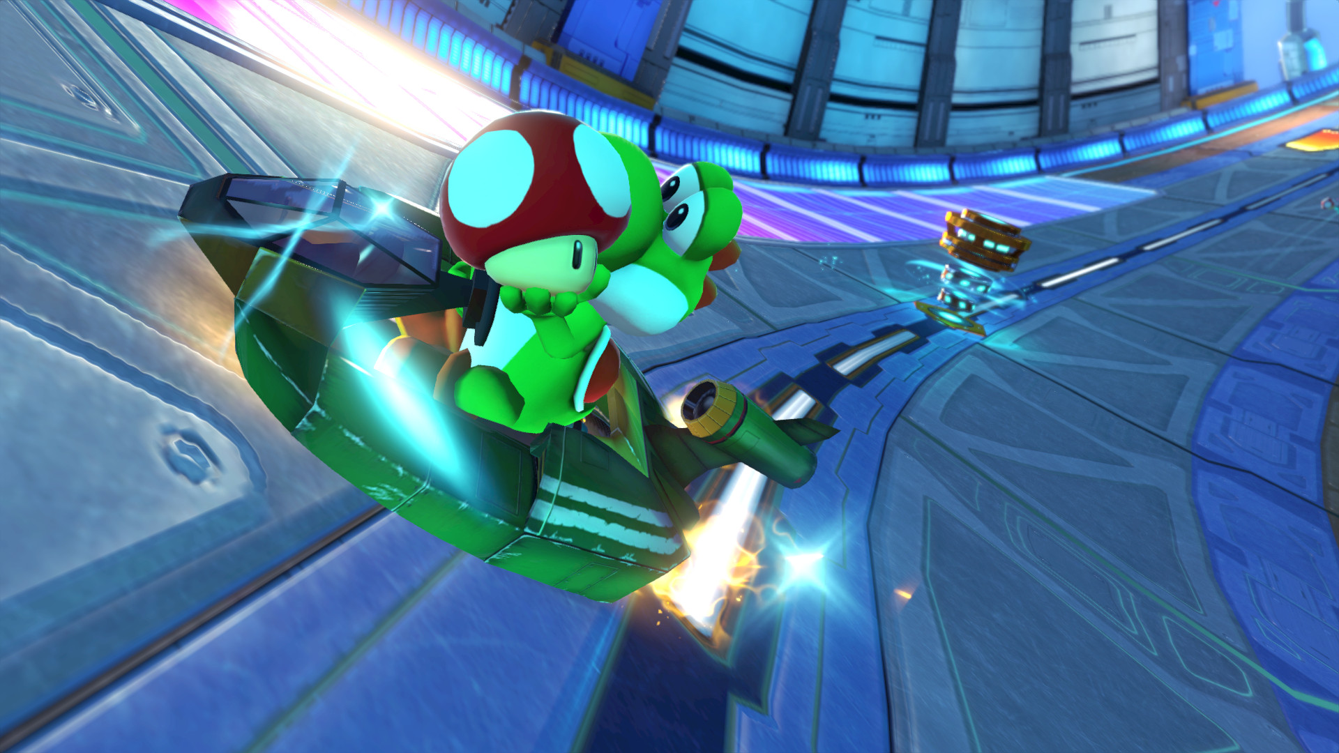 F-Zero GX Wild Goose over Blue Falcon [Mario Kart 8 Deluxe] [Mods]