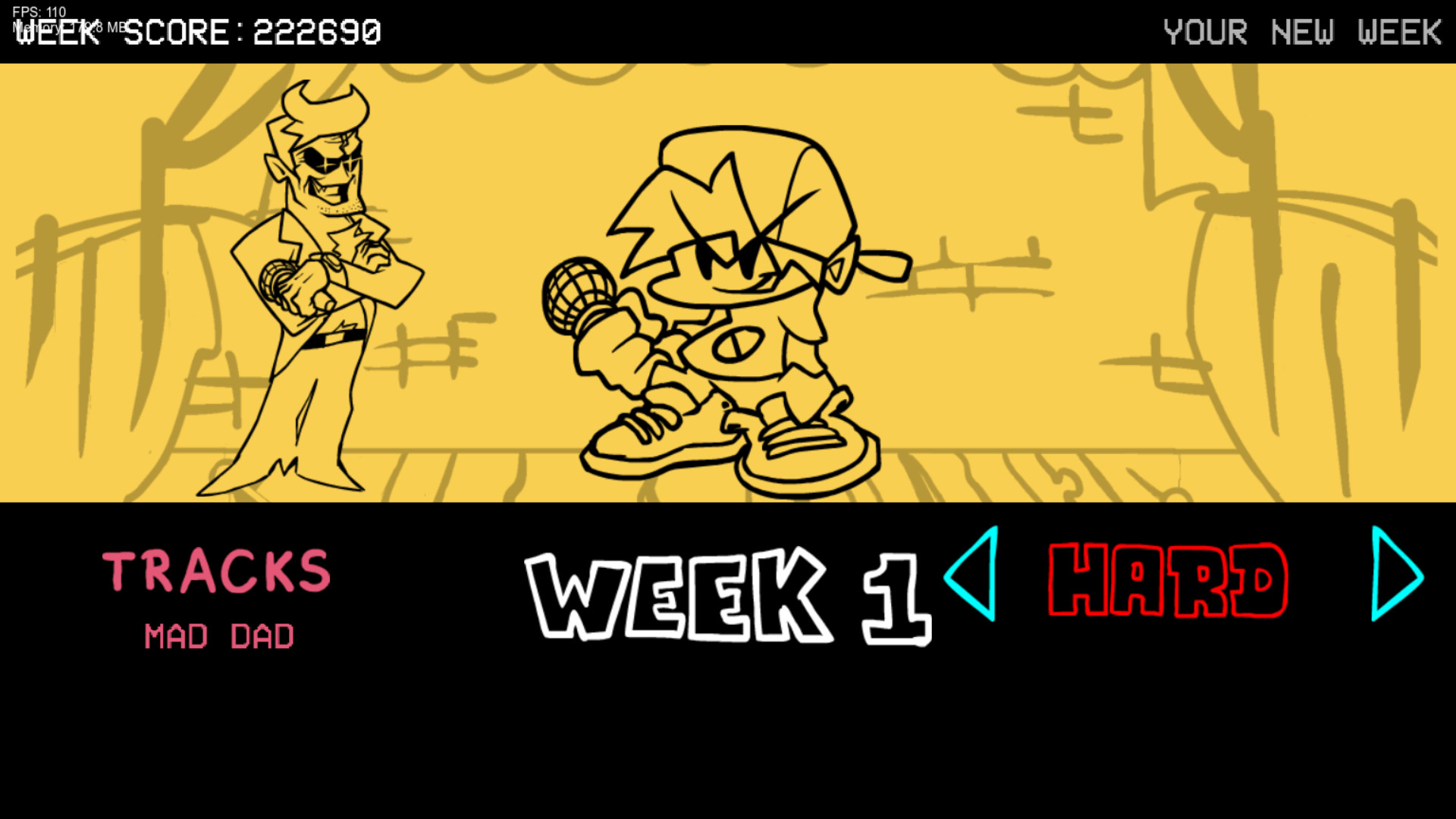 mad dad but I charted it demo Mod for Friday Night Funkin' | FNF Mods