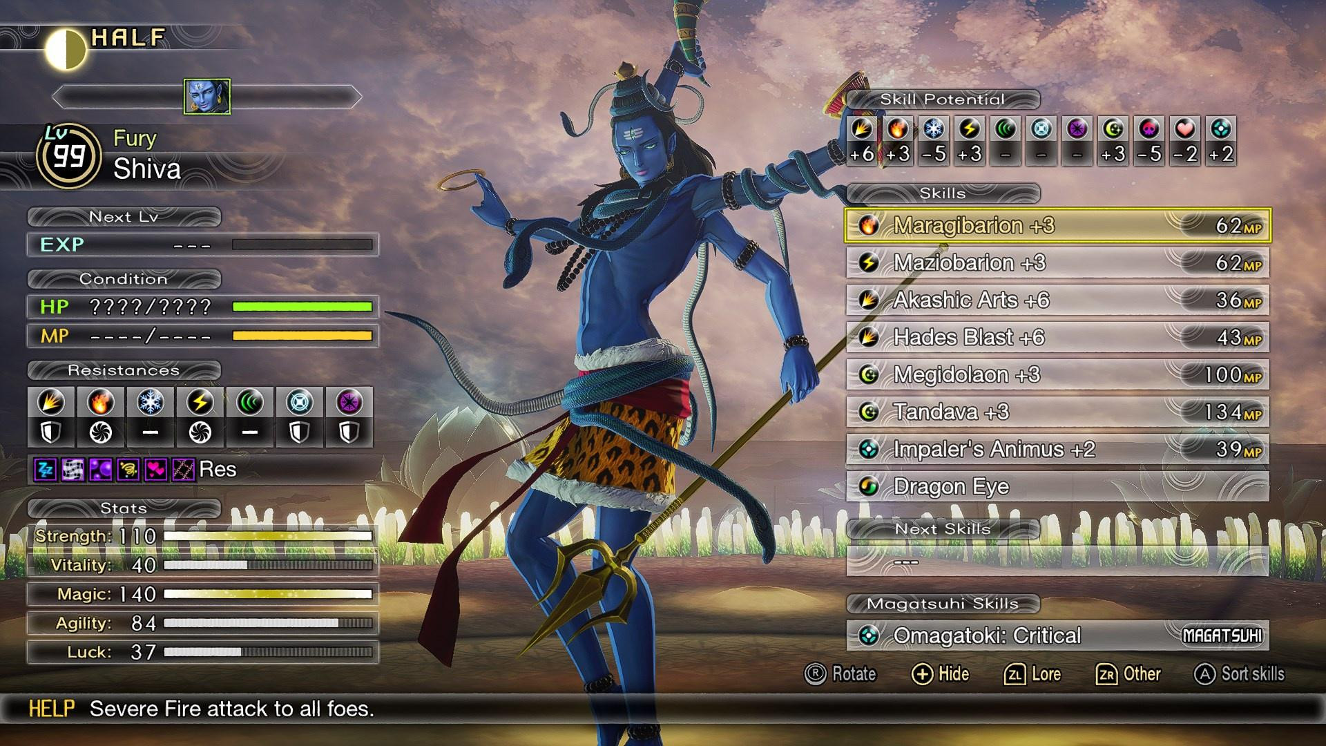 Level 99 Shiva Mod for Shin Megami Tensei V | SMTV Mods