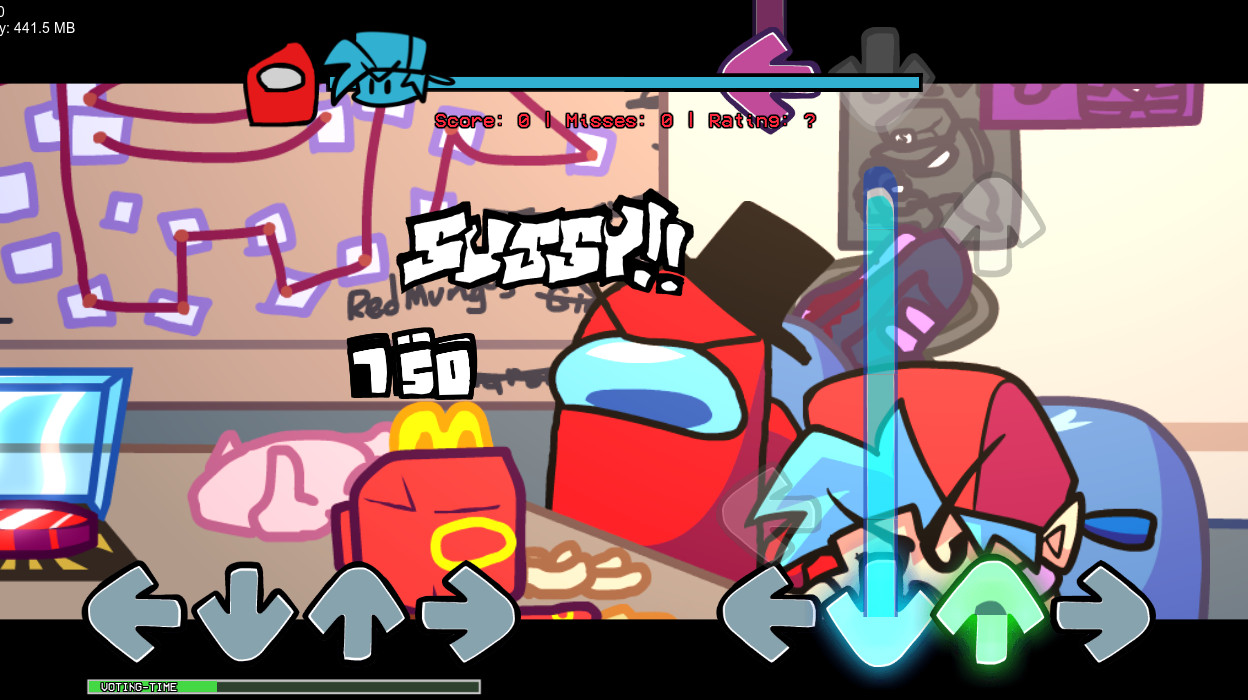 Voting time Psych Engine LUA Port Mod for Friday Night Funkin' | FNF Mods