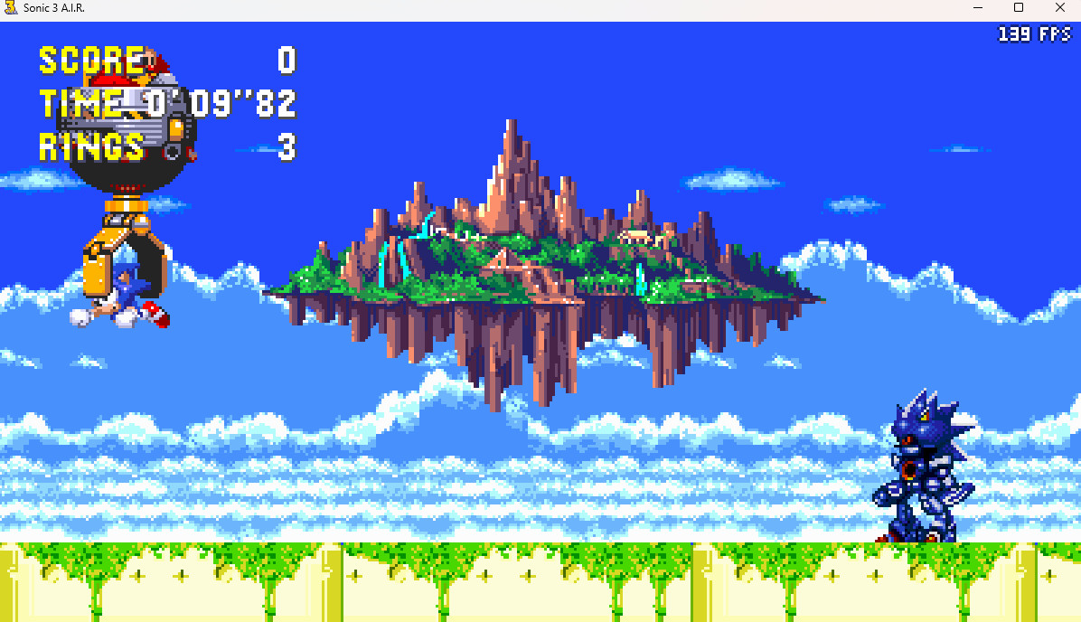 CYBERNETIC OUTBREAK MECHA SONIC IN SONIC 3 A.I.R. Mod for Sonic 3 A.I.R ...