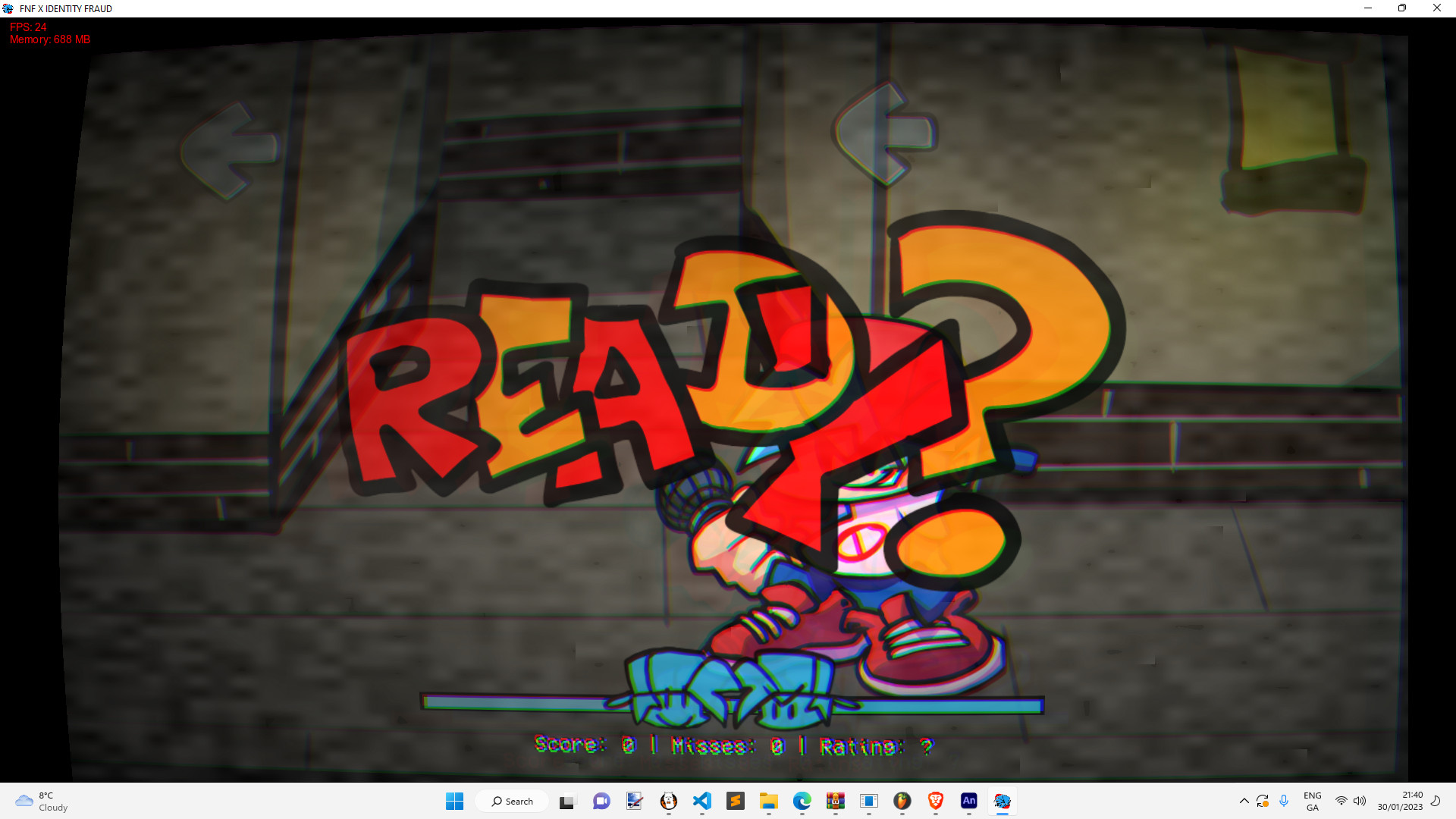 Fnf x identity fraud V2 (cancelled build) Mod for Friday Night Funkin ...