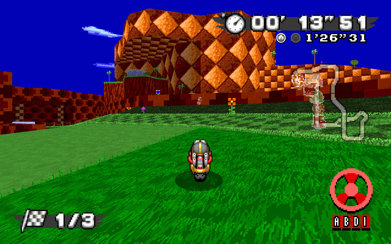 Wheelie Rider Kirby in srb2k Mod for Sonic Robo Blast 2 Kart | SRB2K Mods