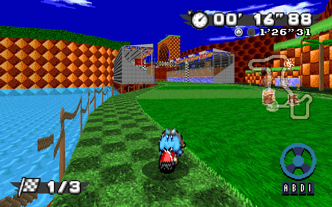 Wheelie Rider Kirby in srb2k Mod for Sonic Robo Blast 2 Kart | SRB2K Mods
