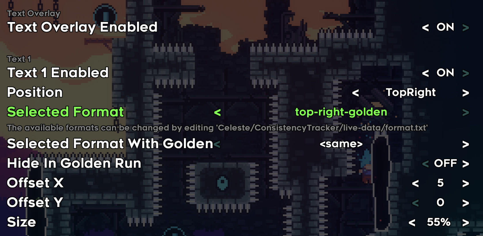 Celeste Consistency Tracker Mod for Celeste | Celeste Mods