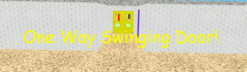 One Way Swinging Door UnityPackage Mod for Baldi's Basics | Baldi Mods