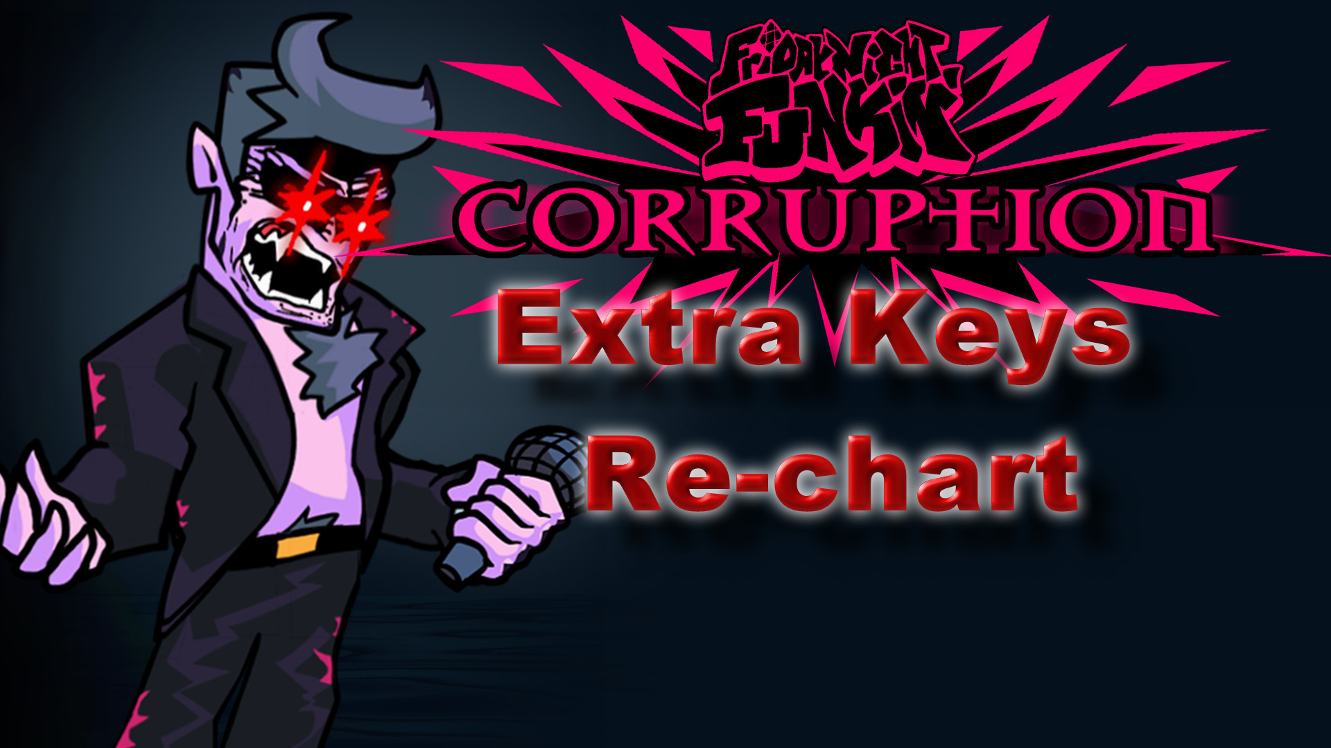 Corruption Daddy Dearest EXTRA KEYS! (FULL WEEK) Mod for Friday Night Funkin' | FNF Mods