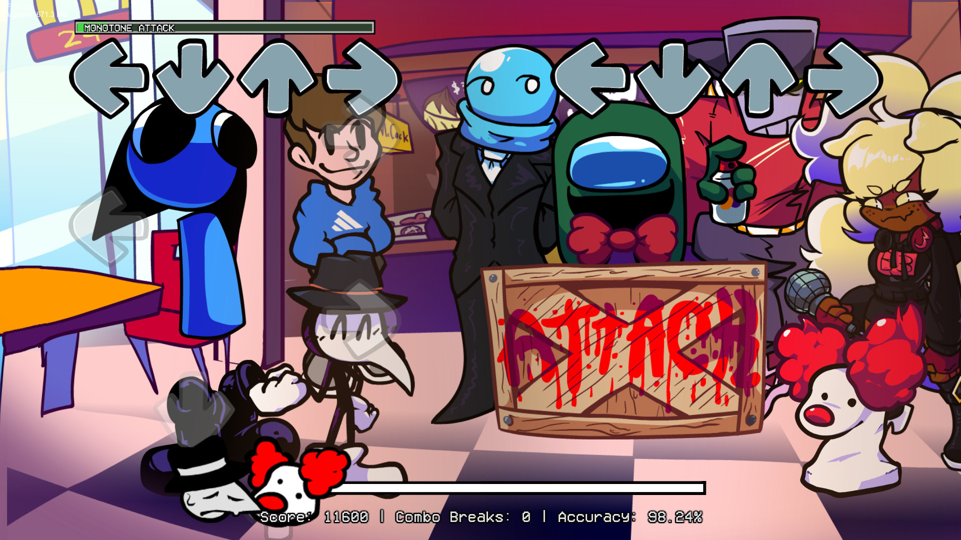 Vs impostor v4 mod folder port/blamspansion Mod for Friday Night Funkin' | FNF Mods