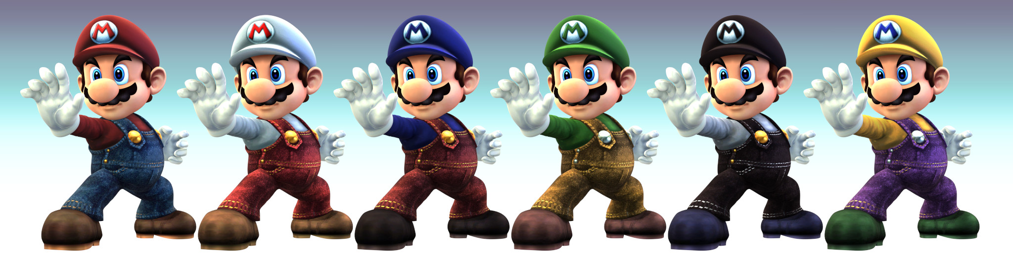Brawl Mario Pose Cosmetic Pack Mod for Super Smash Bros. Brawl | Brawl Mods