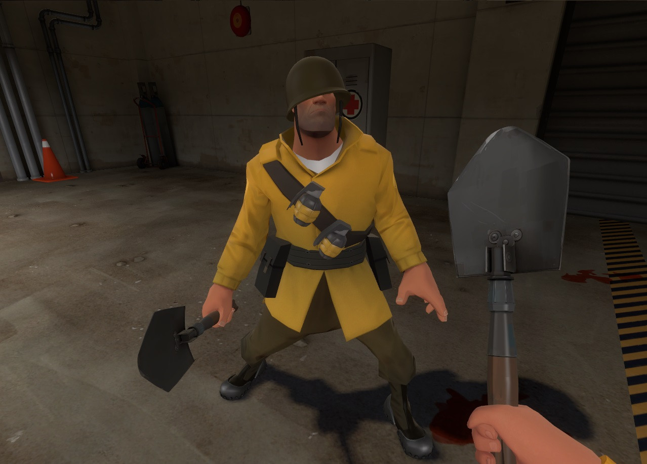 PF2 Soldier Melee Weilding Animation Mod for Team Fortress 2 Classified ...