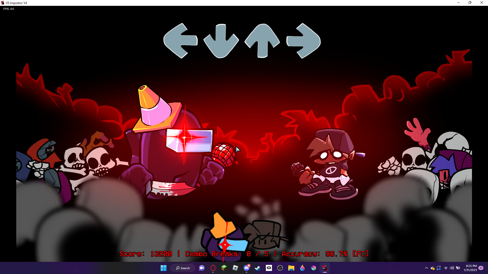 FNF Vs Imposter V4 JC Skin Pack Mod for Friday Night Funkin' | FNF Mods